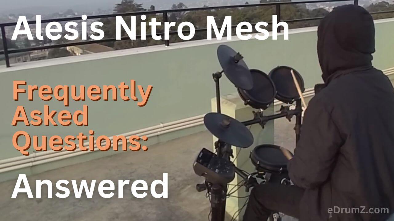 Alesis Nitro Mesh Kit Questions Answered - Bluetooth, Recording etc ...