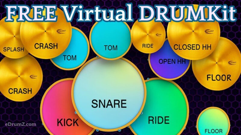 Free Virtual Drum Kit Online - 5 Sets - eDrumz.com